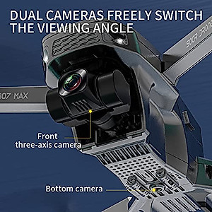 2~5 Days Delivery, ZLL SG907 MAX GPS Drones with Camera for Adults, 3-Axis Gimbal 4K Camera HD, Smart Return Home, Follow Me Mode, Brushless Motor, FPV Professional Drone RC Quadcopter, 3 Batteries