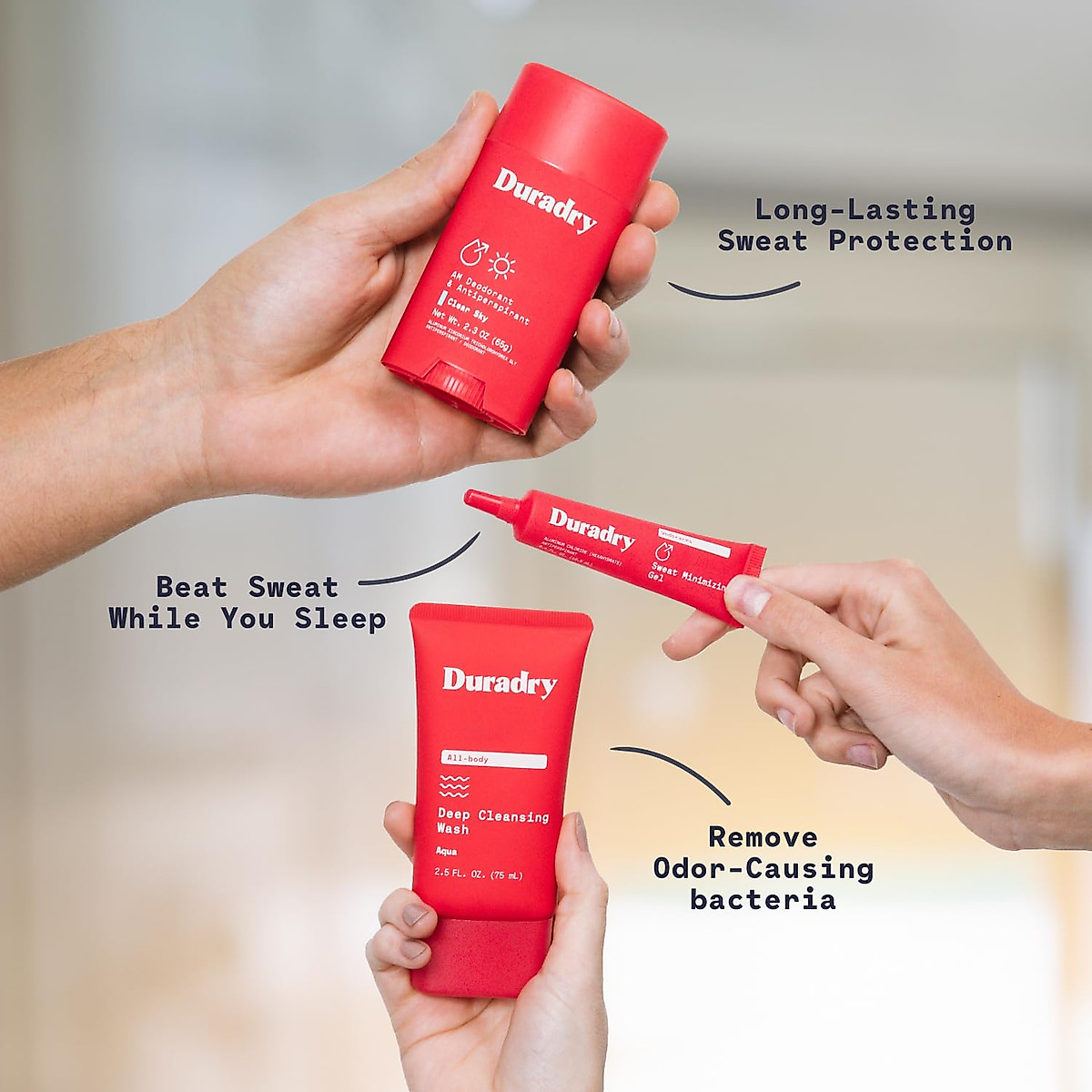 Clinical-Strength Antiperspirant Deodorant for Women and Men - Clean formula with Natural Ingredients, Odor, and Excessive Sweat protection for Armpits - Clear Sky