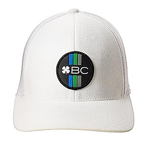 Black Clover Bugatti Adjustable White with BC Patch Hat