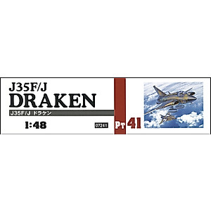 J35-F/J Draken Swedish Interceptor 1/48 Hasegawa