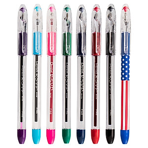 Pentel R.S.V.P. Ballpoint Pen, Fine Line, Black Ink, 5 Pack (BK90BP5A)