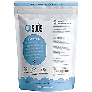 New Dr Suds Natural Laundry Detergent Powder 100+ Loads Unscented Made With Natural Earth Ingredients