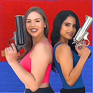 Realtree® Electric Gun Wine Bottle Opener - Open your Wine Bottle Fast with this New Corkscrew - Great Gift for Gun Enthusiasts and Wine Lovers. Foil Cutter and Charging Base Included. (Black)