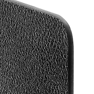 Vance 12 x 10 inch Black Surface Saver Tempered Glass Cutting Board | Best Kitchen Chopping Board for Food Prep | BPA-Free | Non-Porous