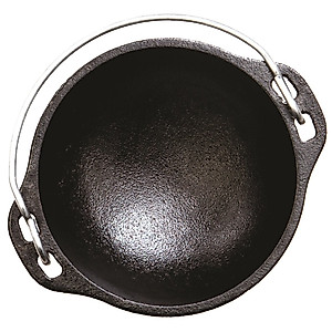 Lodge Country Kettle, Cast Iron, 1 pint, Black