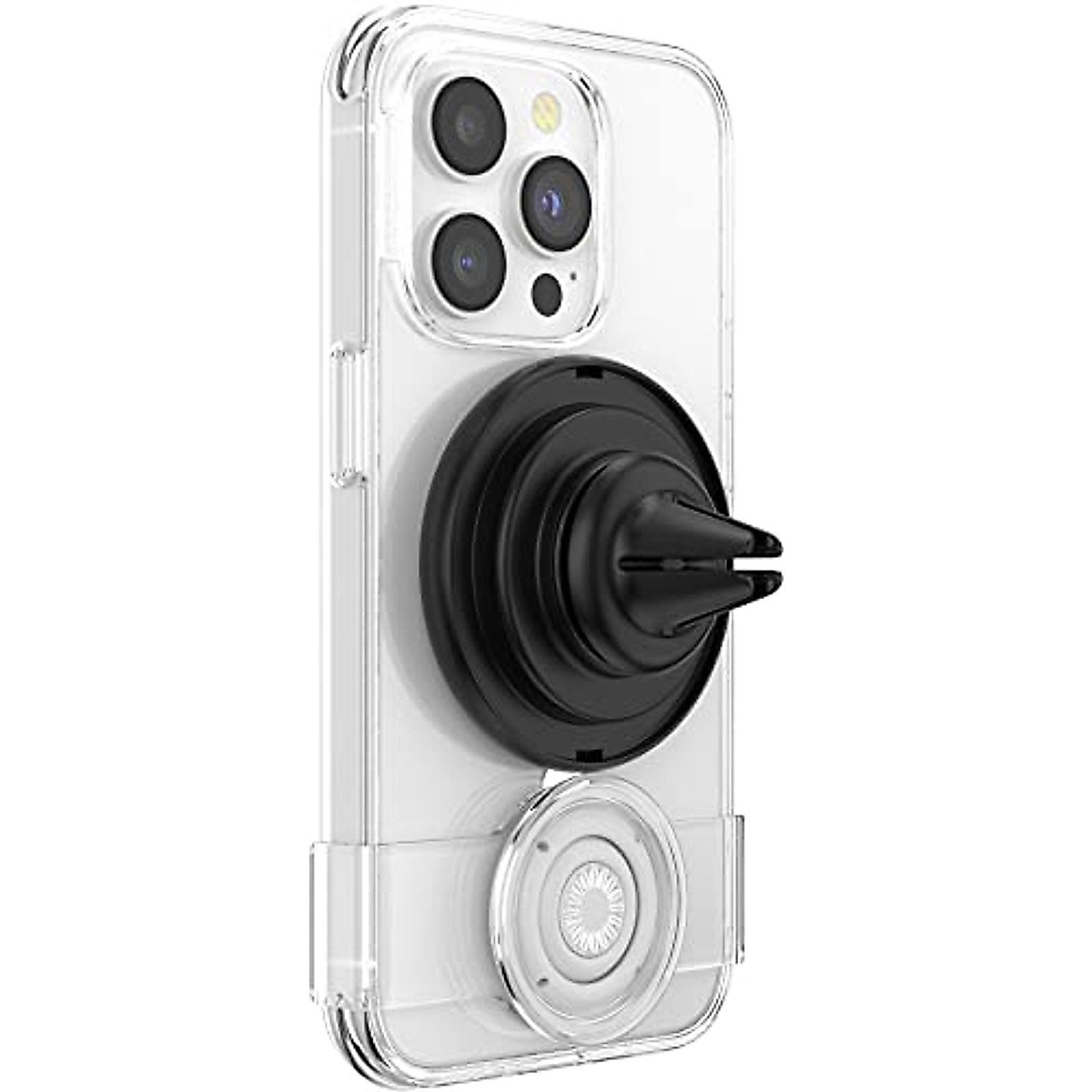 PopSockets: MagSafe Car Mount, Magnetic Phone Holder for Car, Phone Mount for Car, V2 – Black