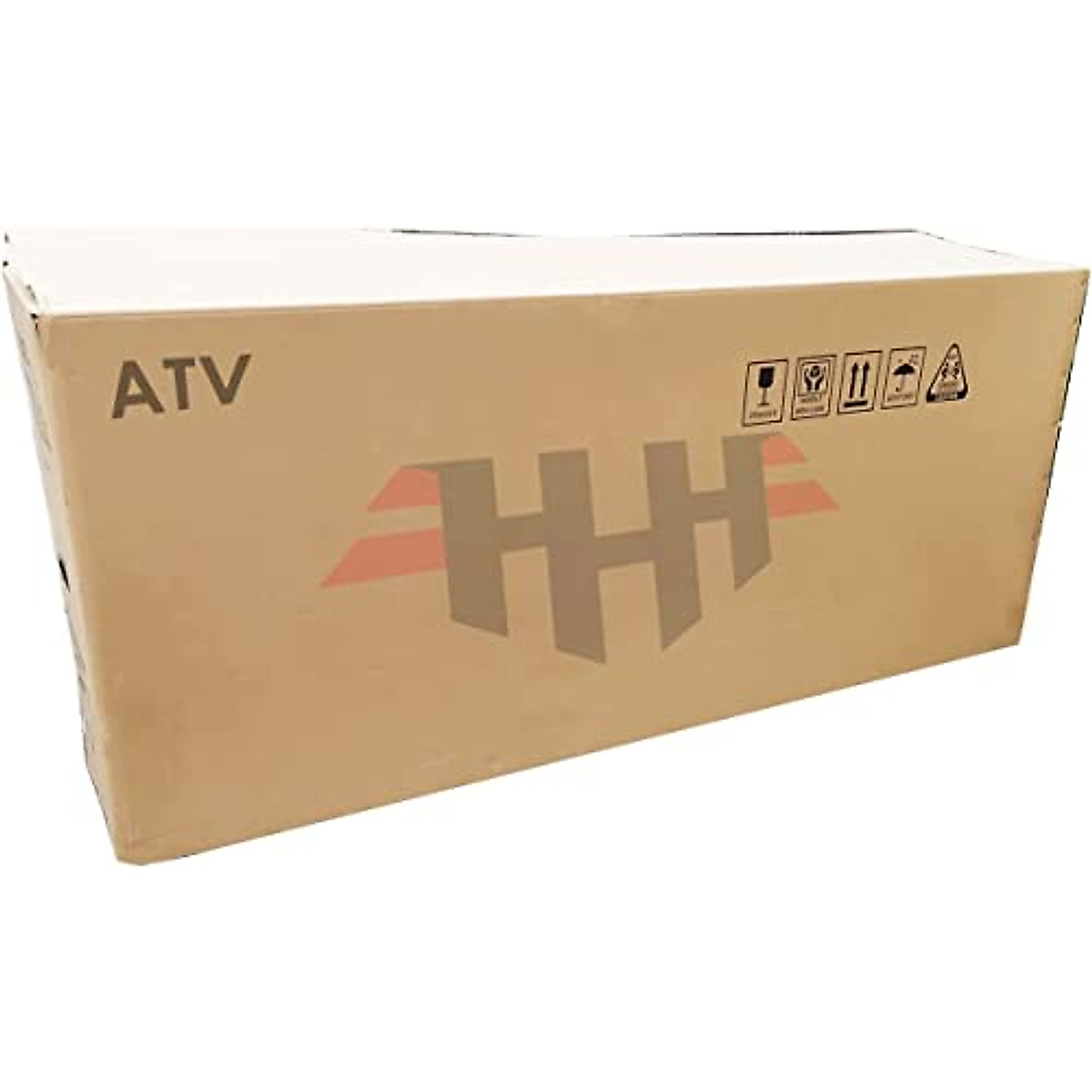 HHH 200cc Adult ATV with Automatic Transmission w/Reverse, Big 23"/22" Aluminium Rim Wheels! (Red color)