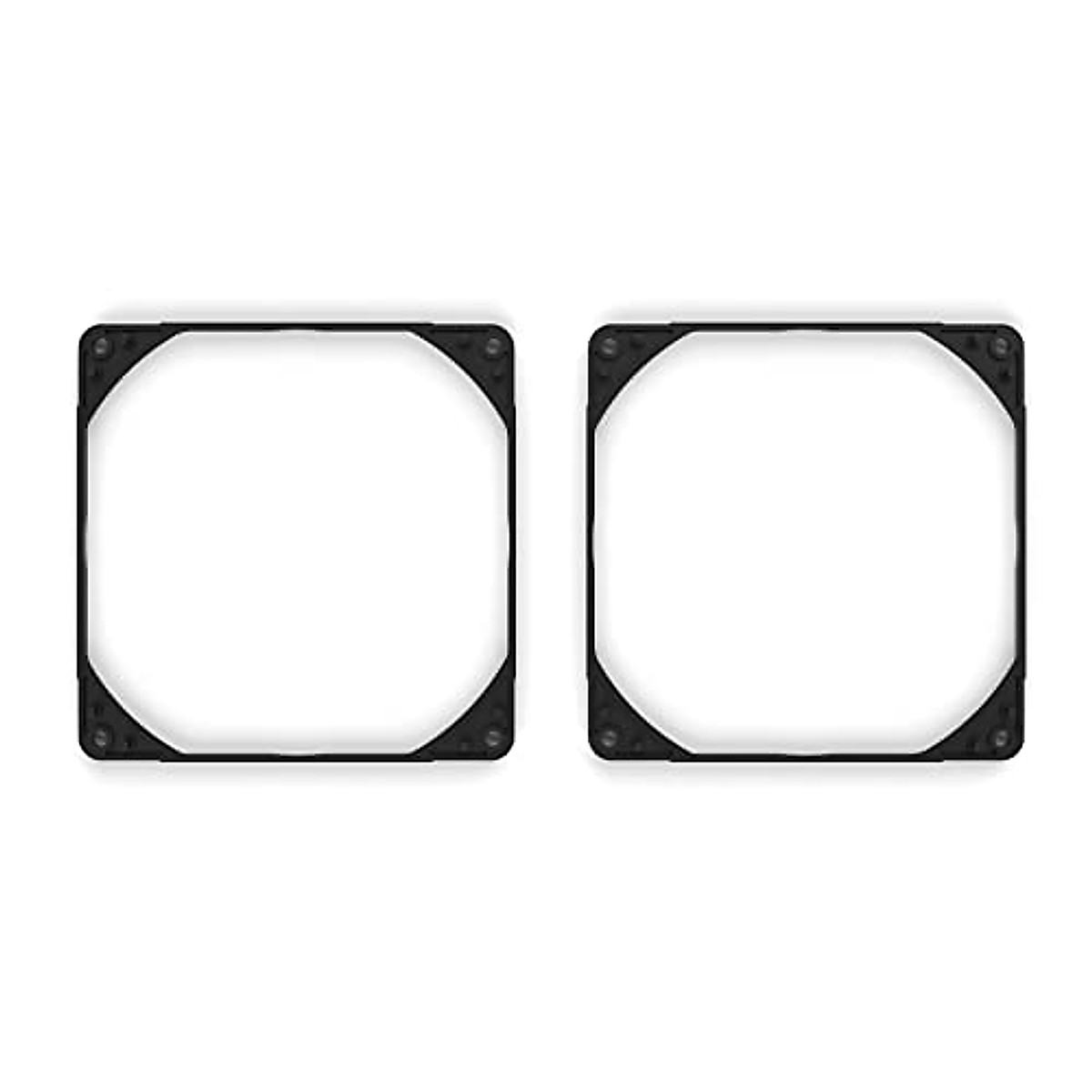 Noctua NA-IS1-14 chromax.Black Sx2, Inlet Side Spacers for 140mm Fans (Black)