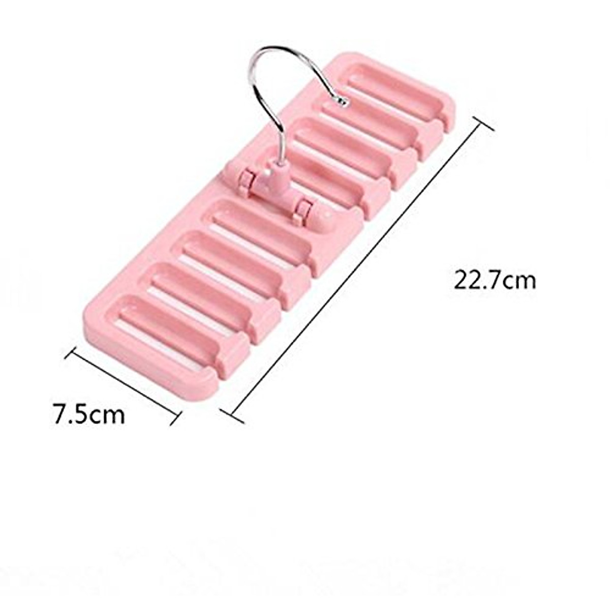 ArMordy(TM) Multifuction Storage Storage Rack Tie Belt Organizer Space Saver Rotating Scarf Ties Hanger Wardrobe Finishing Rack Space Saver[ blue ]