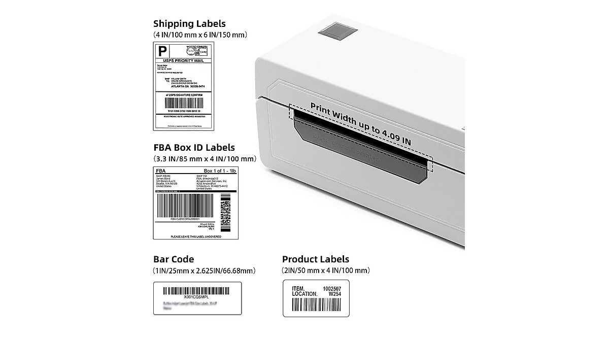High-Speed 4x6 Thermal Label Printer for Shipping & Barcodes