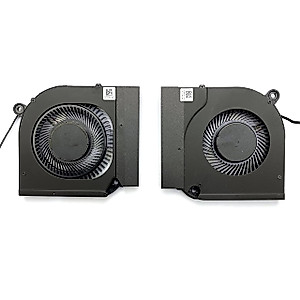 CPU+GPU Cooling Fan Replacement for Acer Predator Helios 300 PH315-53(2020),AN515-57 AN515-56 AN515-55 AN515-45 AN515-44 AN517-54 AN517-52 AN517-41 AN715-52 DFS5K223052836 DFS531005PL0T FML9 DC5V 0.5A