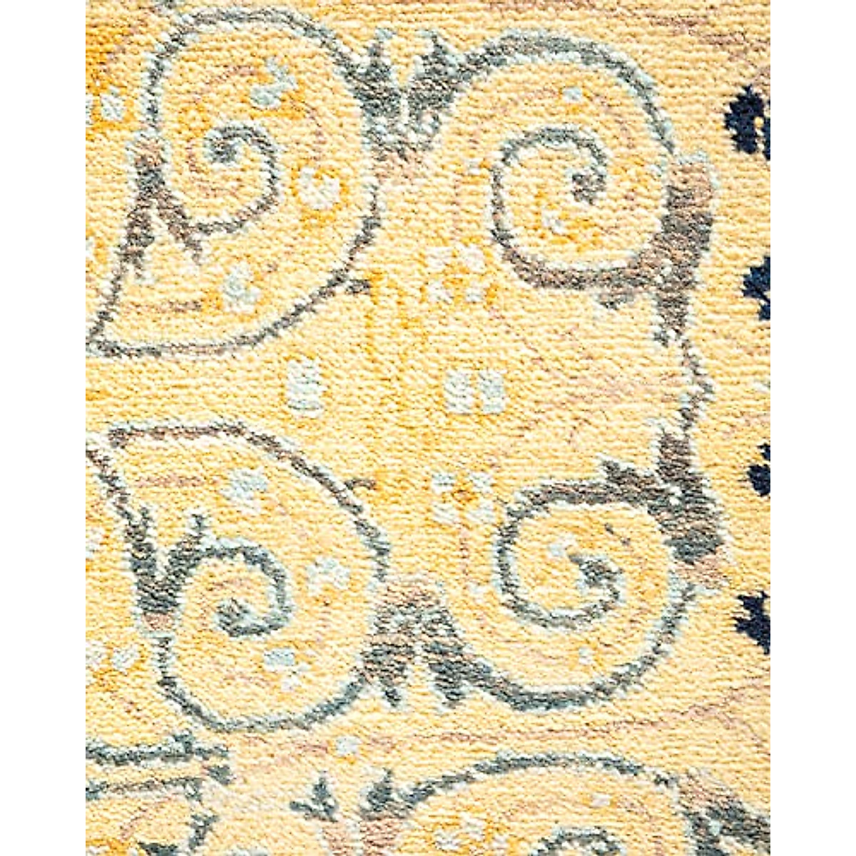 Solo Rugs One of a Kind Hand Knotted Hand Made Wool Traditional Oriental Mogul Gray 8 x 10 Area Rug