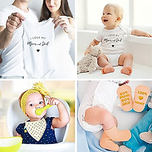 ShinnyWis 2024 New Mom Gifts for Women- Announcements Pregnancy Gifts for First Time Moms, Gender Reveal Gifts for New Parents Mom and Dad Mugs-11oz Coffee Mug Set