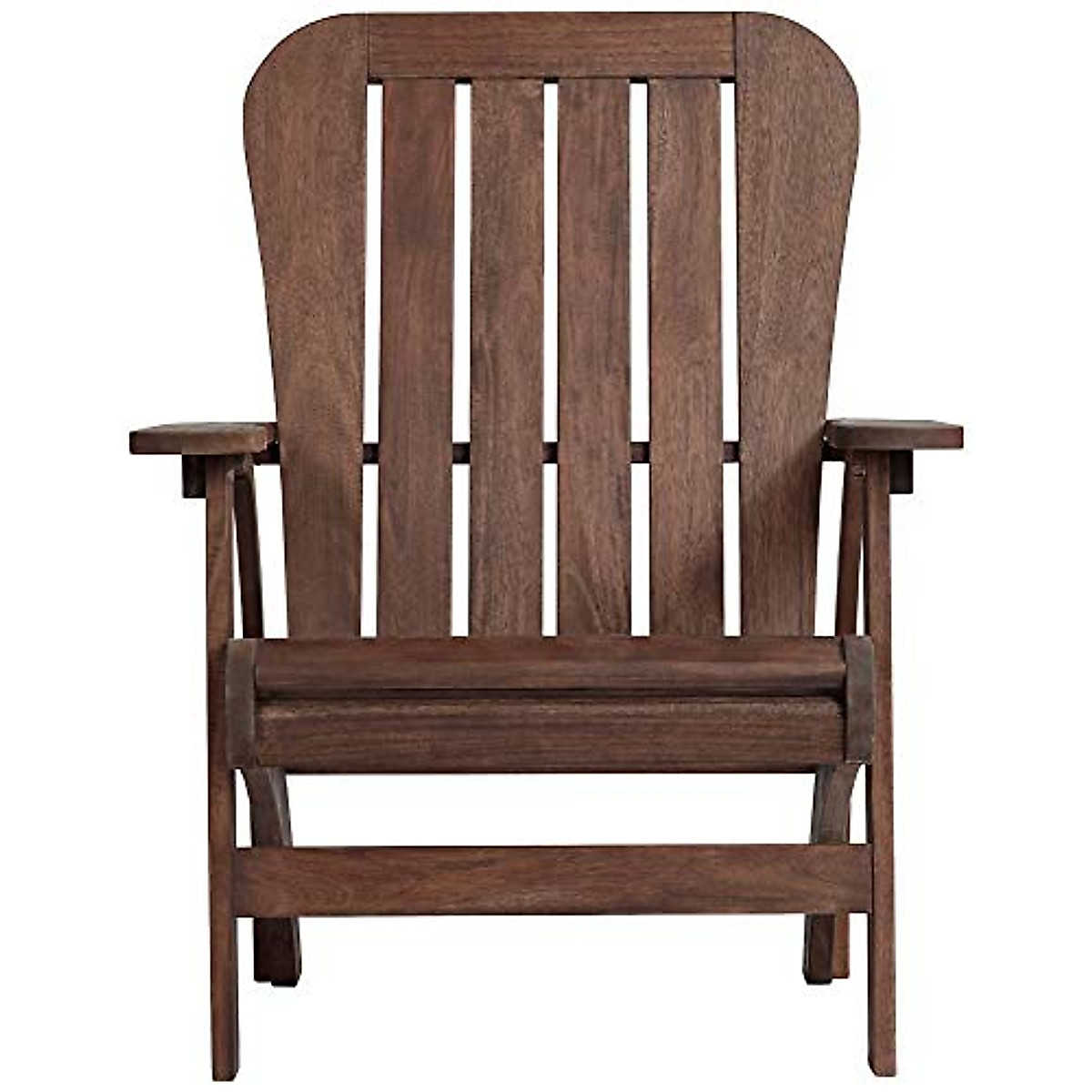 Teal Island Designs Dylan Dark Wood Outdoor Adirondack Chair