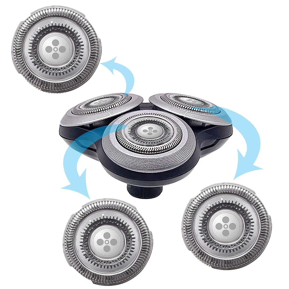 3 Pcs RQ12 Replacement Shaver Blades For PHILIPS NORELCO RQ12 Series Sensotouch 3D 1250XCC 1280X 1290X