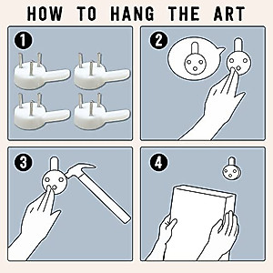 BINCUE Neutral Botanical Plant Canvas Wall Art Decor 6 Pieces Rustic Farmhouse Wall Art for Living Room Bedroom and Bathroom,Canvas Paintings Print Set Decor Wall Art 12"x 16"