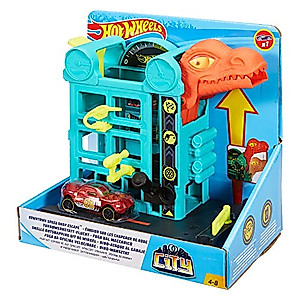 Hot Wheels Downtown Speed Shop Escape, playset