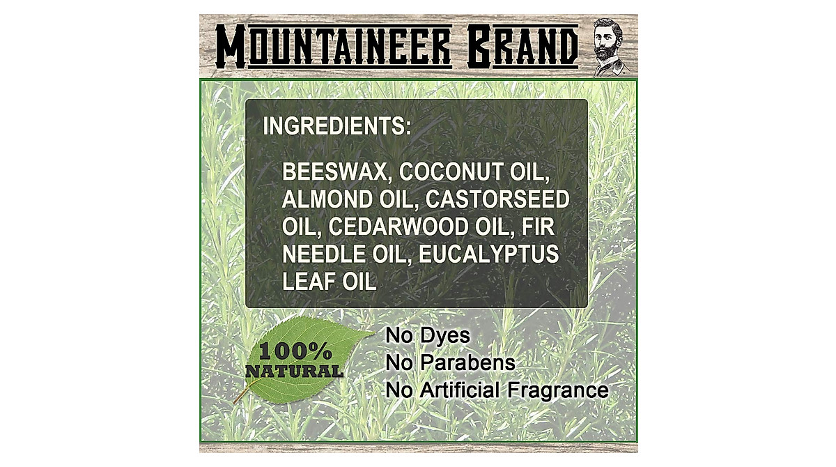 Mountaineer Heavy Duty Beard Balm for Men – Natural Styling & Conditioning