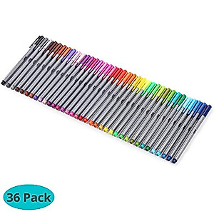 Mr. Pen- Pens, Fineliner Pens, 36 Pack, 0.4 mm, Pens Fine Point, Colored Pens, Journal Pens, Journals Supplies, Bible Supplies, Pen Set, Art Pens, Writing Pens, Fine Tip Markers