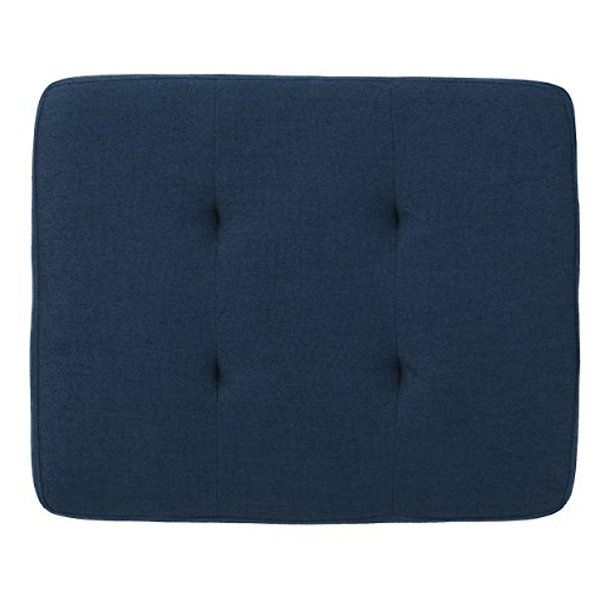 Christopher Knight Home Toddman High-Back Fabric Club Chair, Dark Blue & Zahra Ottoman, Dark Blue