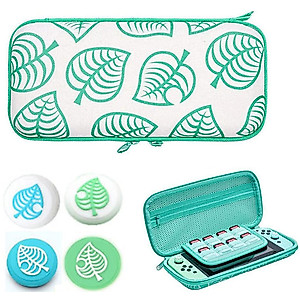 Carrying Case Compatible with Switch, Protection Case for Nintendo Switch Console, Portable Shockproof PU Hard Cover Storage Bag Travel Case for Switch