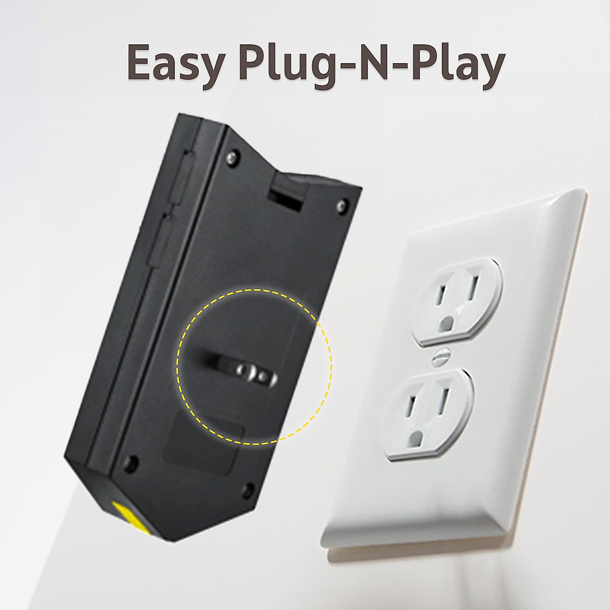 Ultrasonic Indoor Plug-in Bluetooth Rodent Repeller, Indoor Rodent Repellent for Home, Kitchen, Office, Storage, Restaurant, Rat, Mouse Traps, Mice, repelente ultrasónico de roedores, ratón, rata