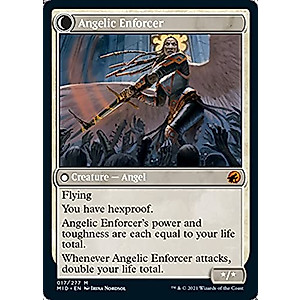 Magic: the Gathering - Enduring Angel // Angelic Enforcer (017) - Innistrad: Midnight Hunt