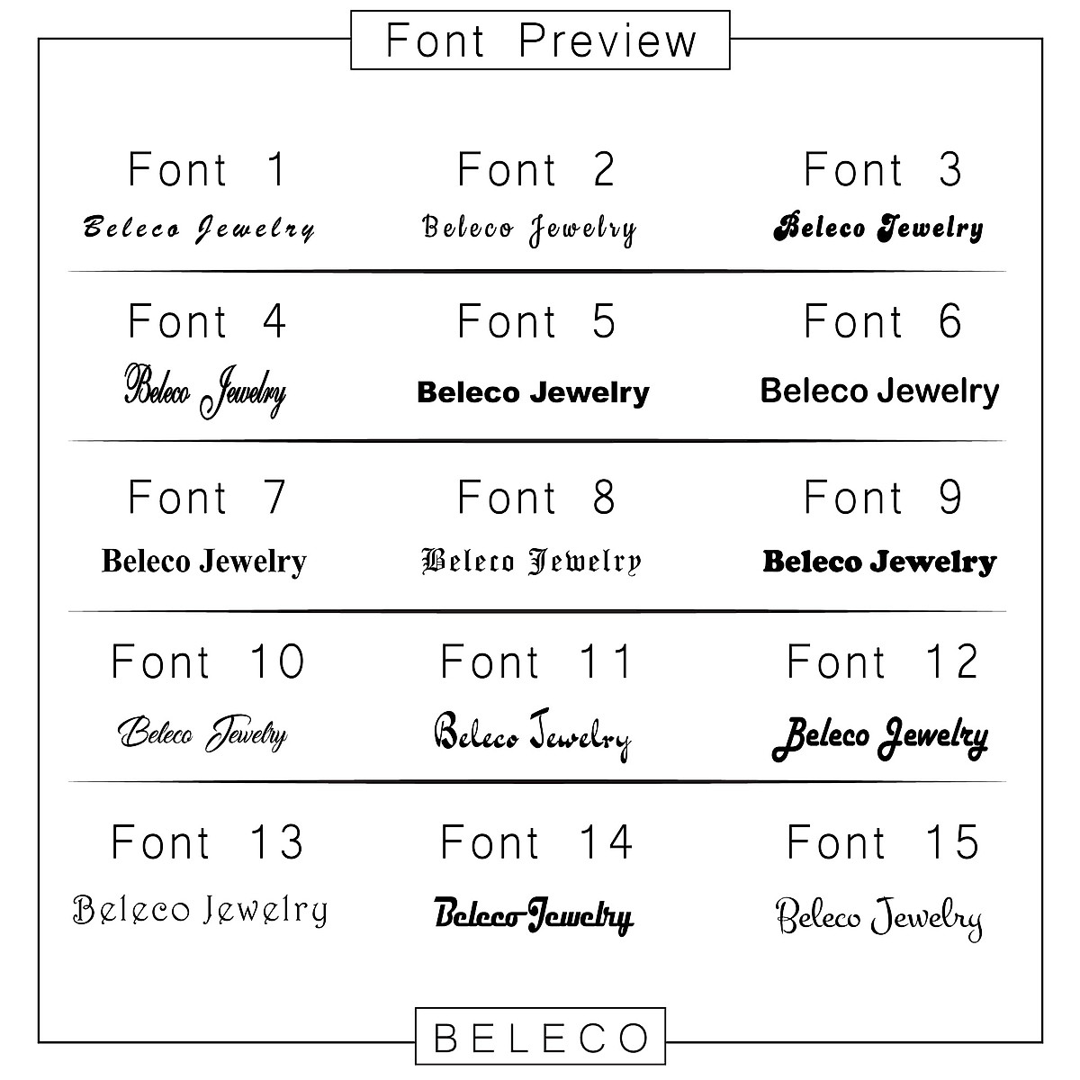 Beleco 18k Gold Plated or Sterling Silver 925 Custom Name Necklace - Personalized Name Plate Necklace with Elegant Figaro Chain, Old English Font | Customized & Personalized Necklaces