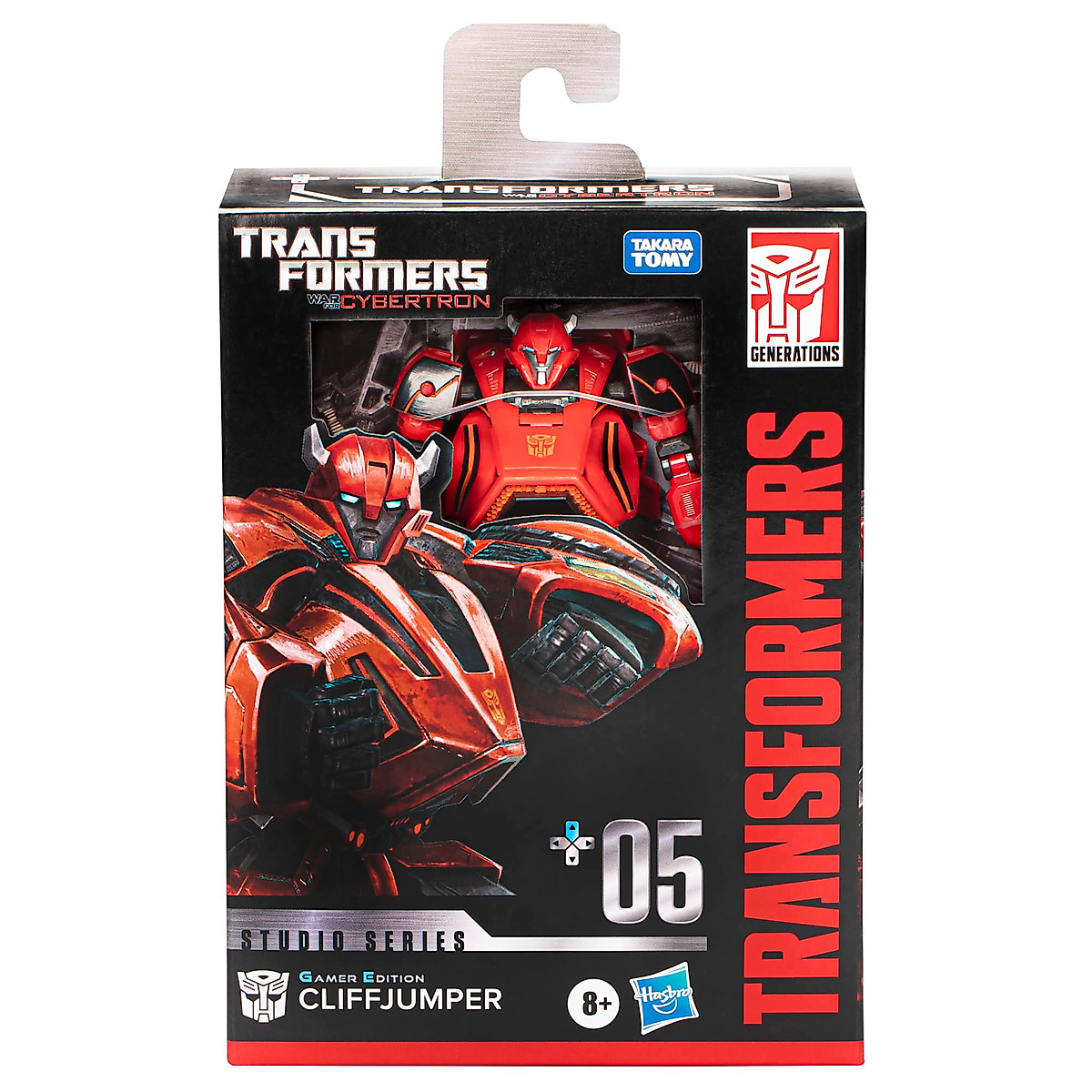 Transformers Toys Studio Series Deluxe War for Cybertron 05 Gamer Edition Cliffjumper Toy, 4.5-inch, Action Figure for Boys and Girls Ages 8 and Up