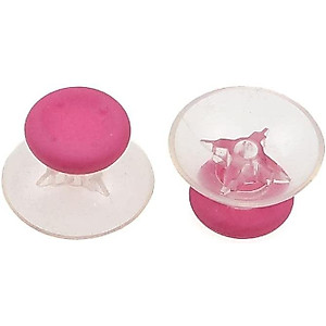 2PCS 3D Analog Joystick Grip Cap for Xbox 360 Xbox360 Mushroom Joystick Cap Controller Replacement (Pink)