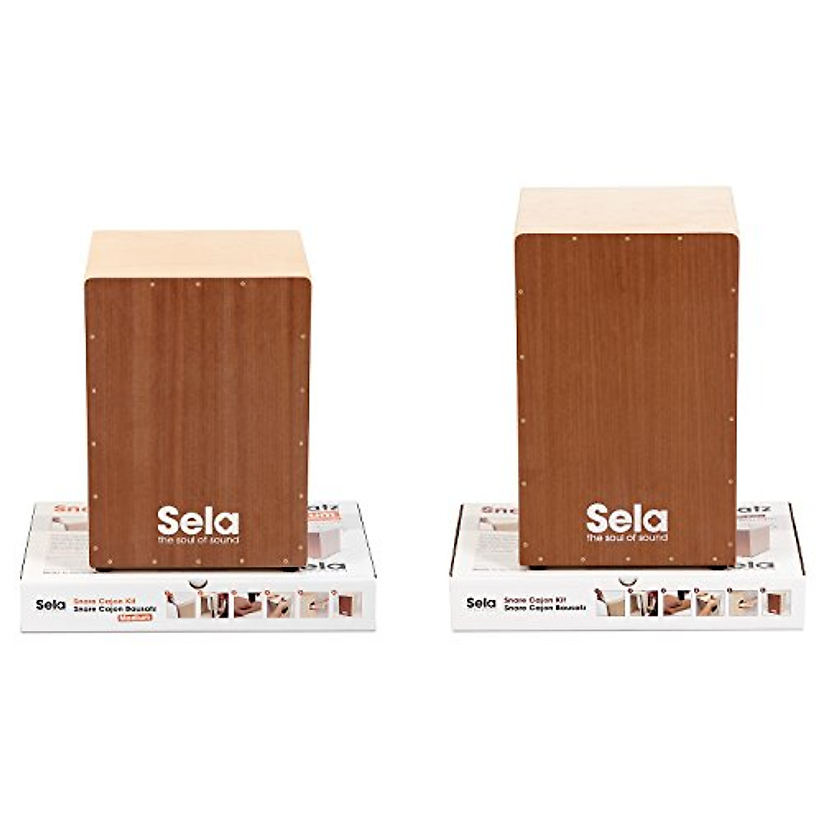 Sela SE 018 Snare Cajon Kit Medium with Instructions and Audio CD, (SE018)