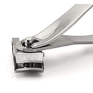 Clipper Genius Nail Clipper Set, 360 Degree Swivel Blade Nail Clippers for Men & Women, Designed to Trim with Precision, Lightweight Stainless Steel Fingernail & Toenail Trimmer, Compact Nail Cutter