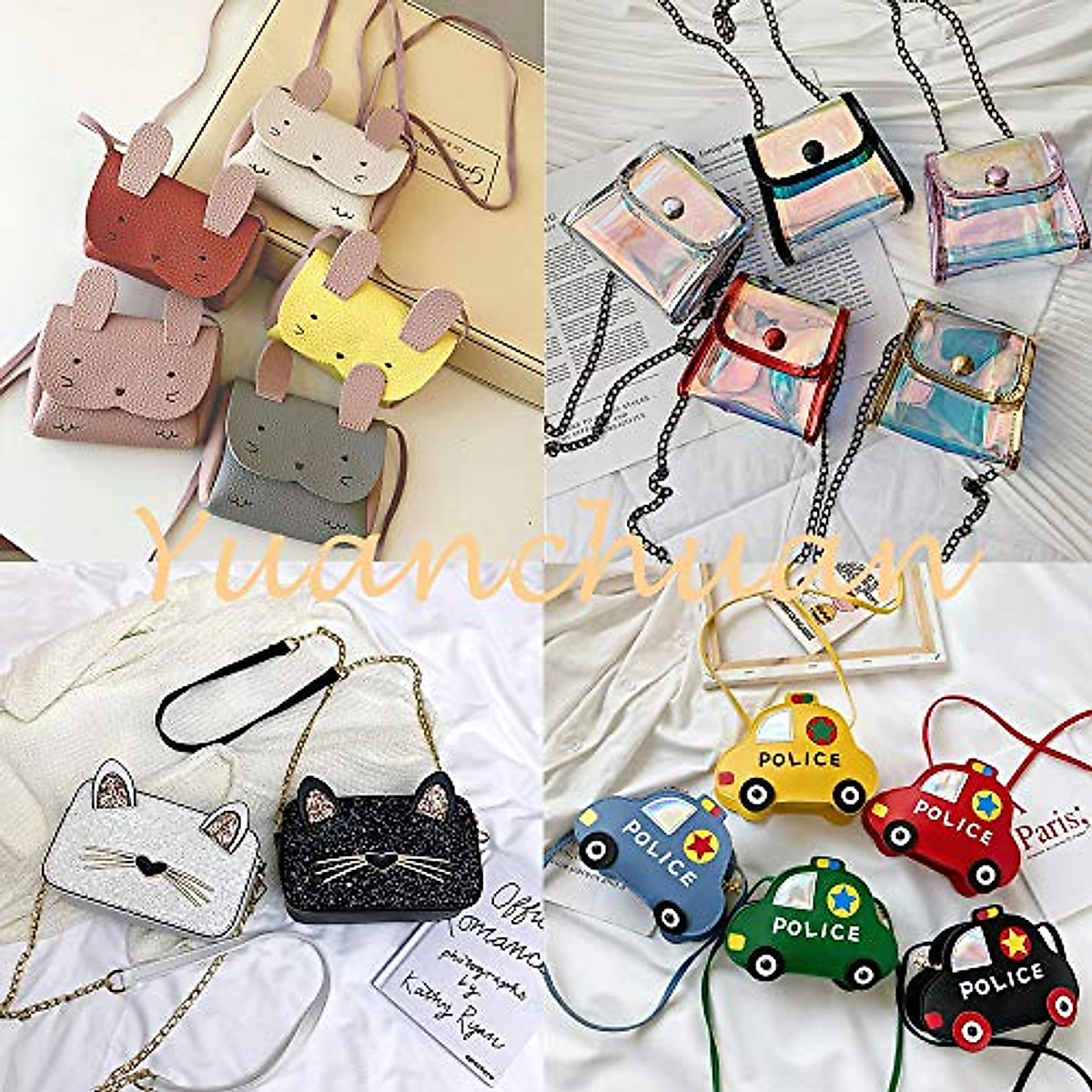 Yuanchuan 7Pcs/Set 8.3" x 12"(21cm x 30cm) A4 Bundle Leather Sheets Mixed Golden Series Solid Colors Texture Embossed Faux Leather Sheets Glitter Faux Leather Fabric Bow Earrings Making DIY Craft (Golden Set)