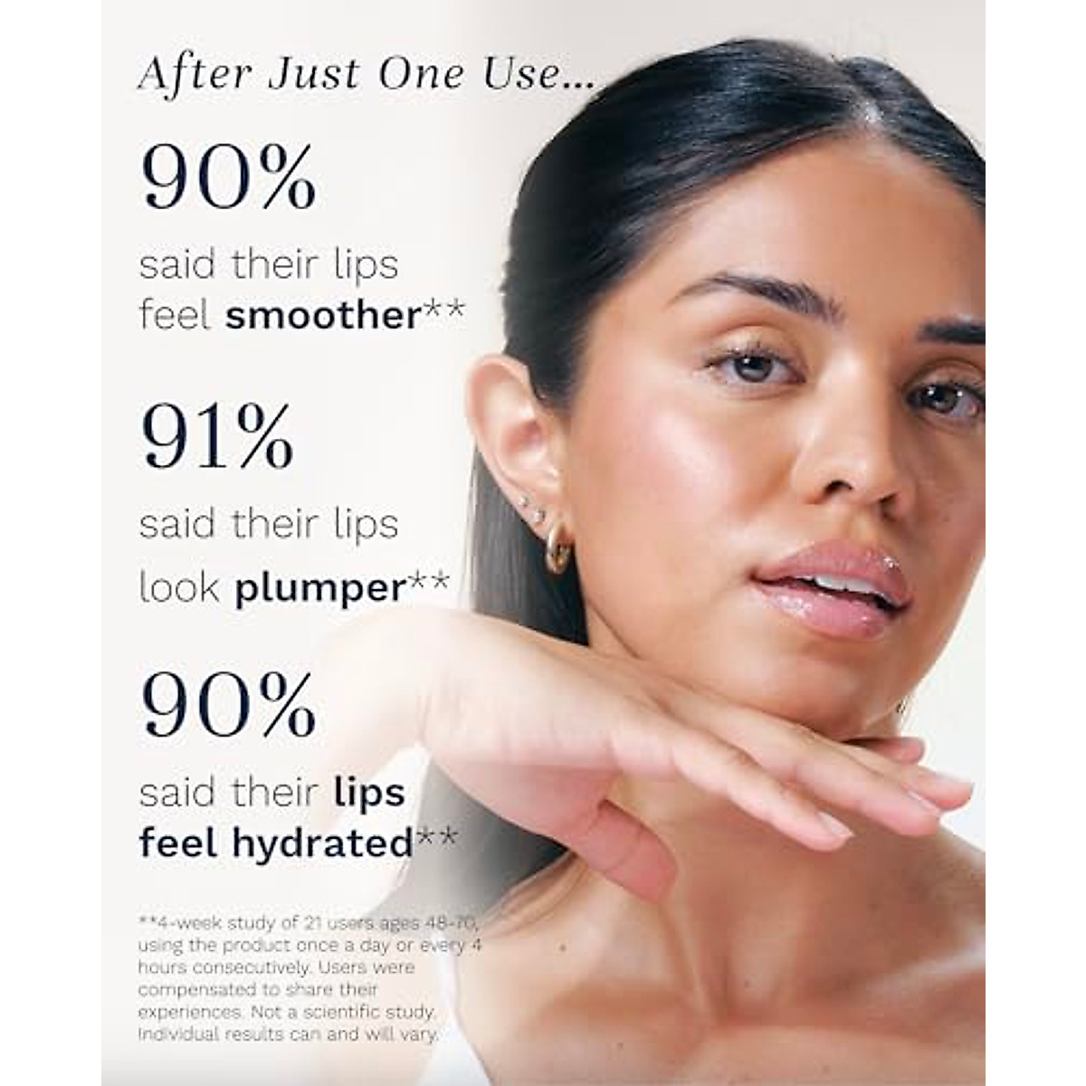 City Beauty City Lips Plumping Lip Gloss Watermelon - High-Shine Gloss for Fuller, Younger-Looking Lips | Hydrating & Smoothing Lip Treatment Hyaluronic Acid