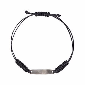 JIM GREEN Freedom Bracelet-Collected Snares are Reworked into a Handmade Symbol of Hope Forming our Handcrafted Bangle Cuff with Authentic Craftsmanship in every Wristband (Black, Adjustable)