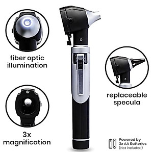 Zaxxan- Pocket pro Otoscope in Soft Pouch case