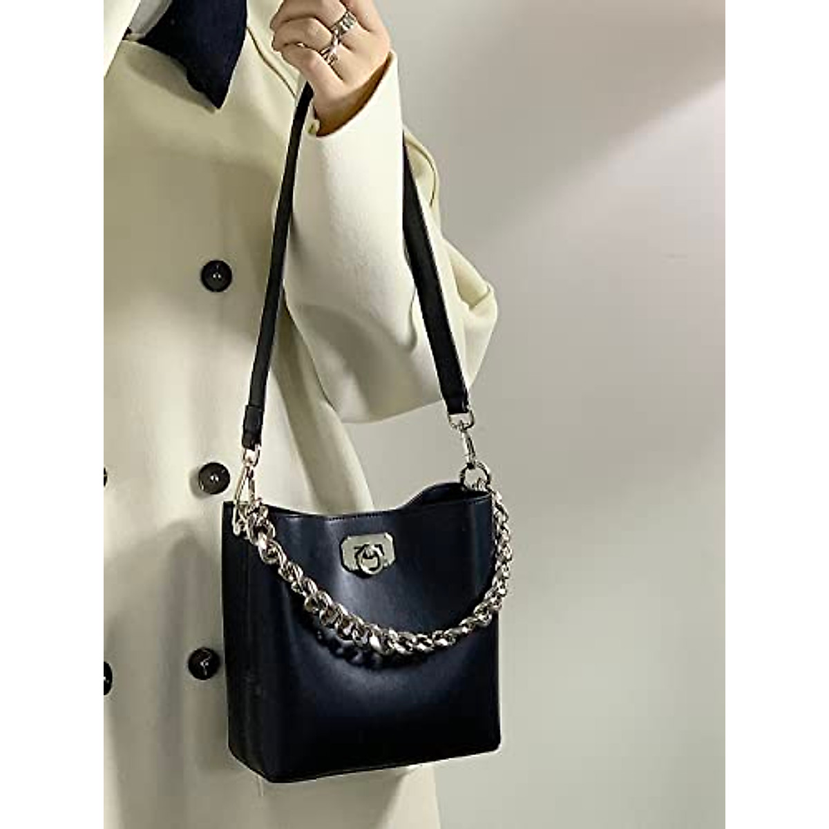 UUCOMOO Purses for Women Vegan Leather Bucket Bag Women's Crossbody Handbags for Women Shoulder Bag Tote Bag