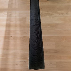 tiezhi Hose Protective Dust Sleeve, Portable Air Conditioner Hose Cover Wrap, Insulated AC Hose Sleeve Air Conditioning Hose Cover Universal Fit 5-inch and 6-inch Diameter Exhaust Pipes, Black