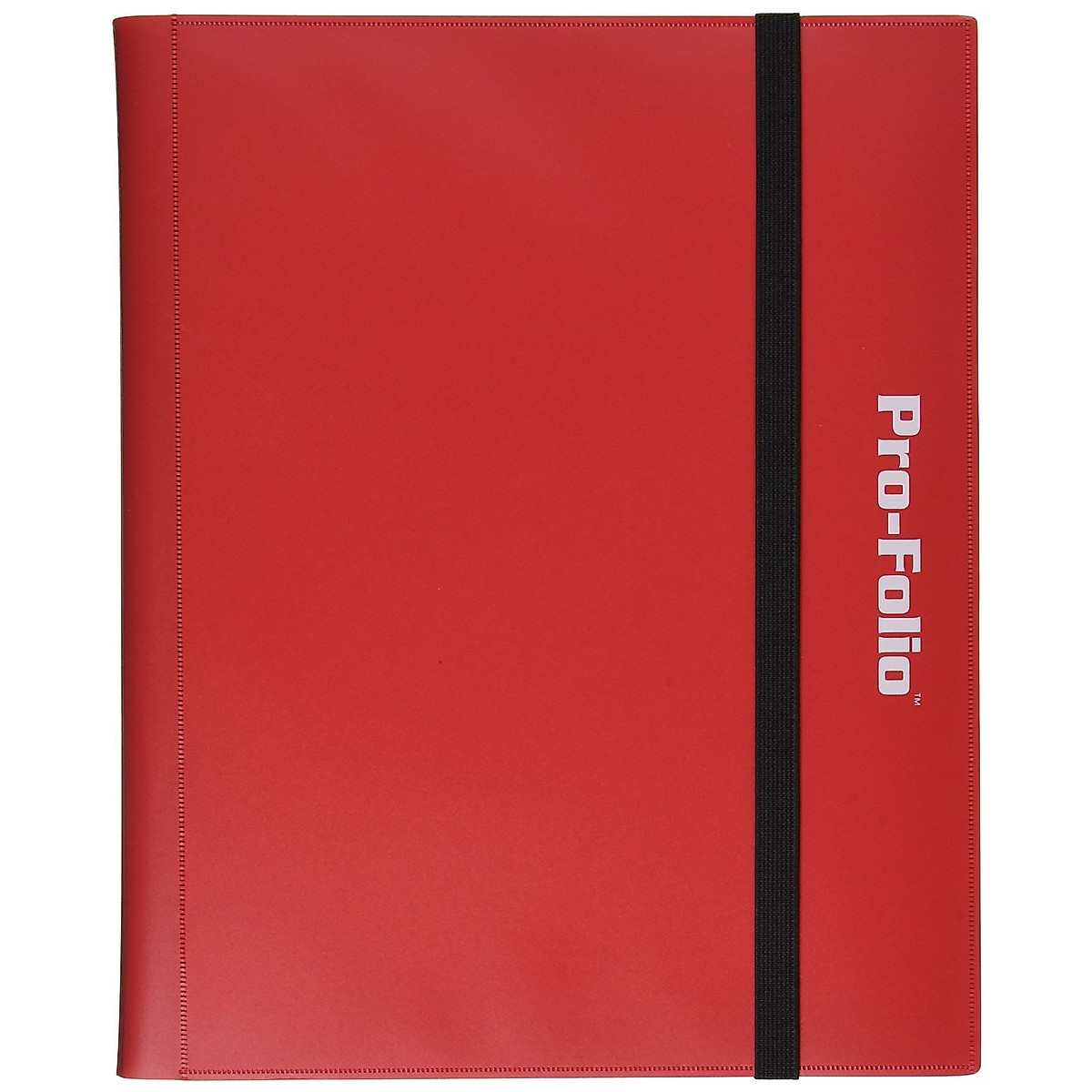 BCW Pro-Folio 9-Pocket Card Album - Red | Archival Safe, Side-Loading Trading Card Binder | Premium Collectible Storage Solution for Trading Cards, TCG, Sports Cards, and More - 360-Card Capacity