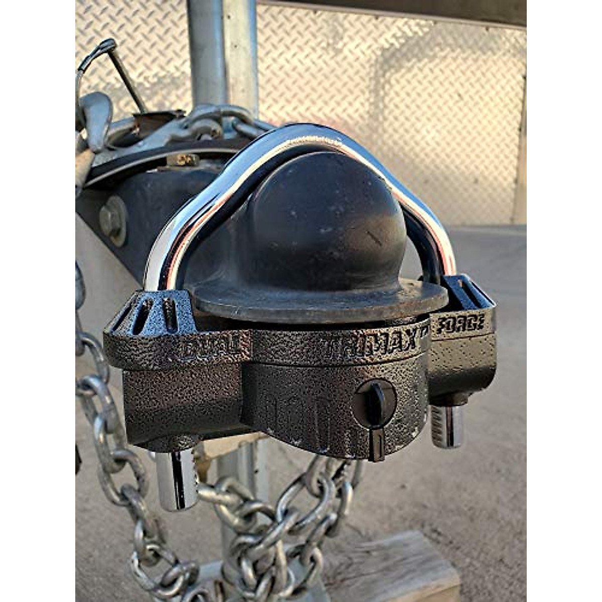 Trimax UMAX50D Universal Dual Purpose Trailer Coupler and U-Lock