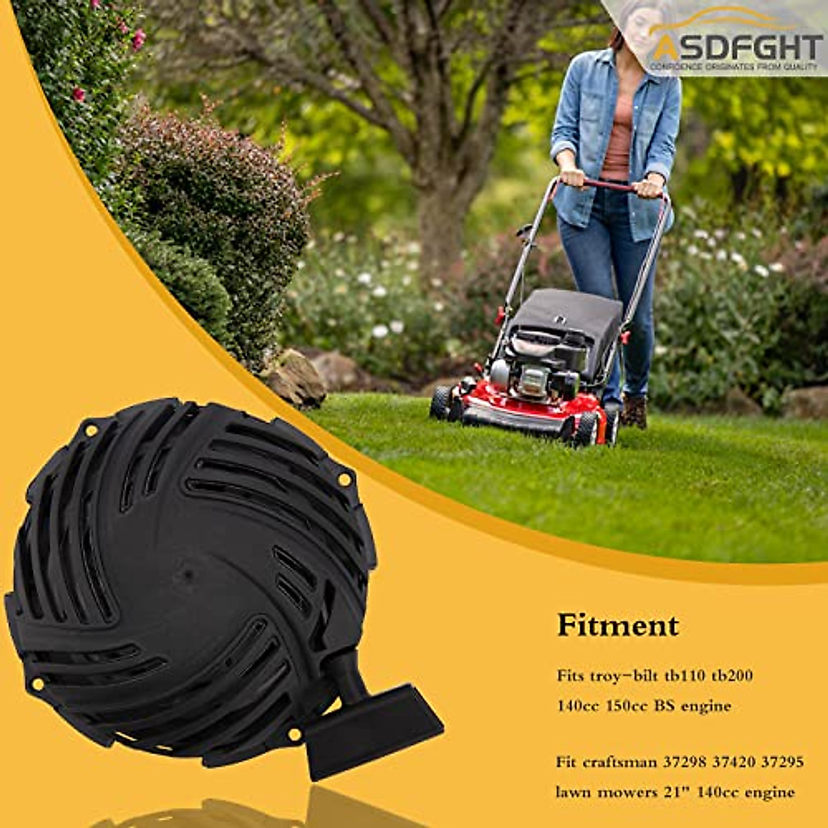 593959 Recoil Starter - 591139 Recoil Starter - Pull Recoil Starter for Briggs & Stratton 591139 593961 590588 593959 Replacement Parts