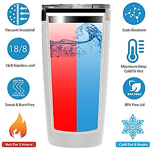 Welder White Viking Tumbler 20oz - Welders Have Bigger Rods - Welding Engineering Mechanical Engineer Metal Fabricators Steel Pipe Men Husband