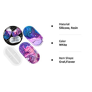 DIY Tray Silicone Resin Mold, Oval Epoxy Resin Casting Mold, Craft Jewelry Making Tools, Jewelry Plate Dish Casting Mold for Crafts Supplies
