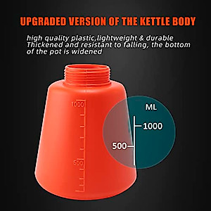 SPTA High Pressure Car Cleaning Gun, Cleaning Gun, Car Interior Washing Kit, Detailing Wash Gun with Metal Spinner for Seat Carpet Roof Dashboard, Essential Car Detailing Kit, 1L Bottle