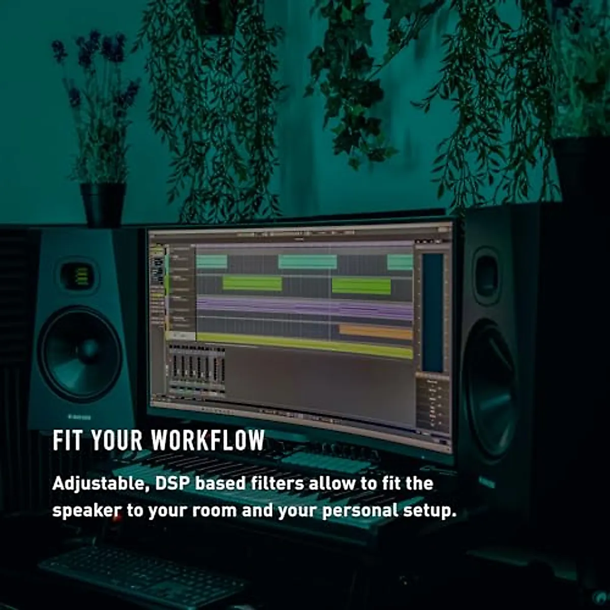 ADAM Audio T8V Studio Monitor for recording, mixing and mastering, Studio Quality Sound (Single)