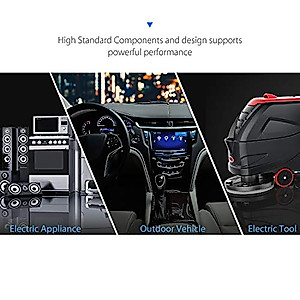 EDECOA 3000W 24V Power Inverter Modified Sine Wave DC 24V to 110V 120V AC Converter with Remote Controller and Hardwire Terminal LCD Display