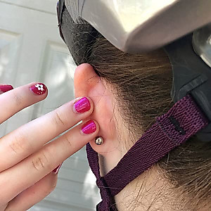 ComfyEarrings Onyx CZ Bezel Stud Earrings