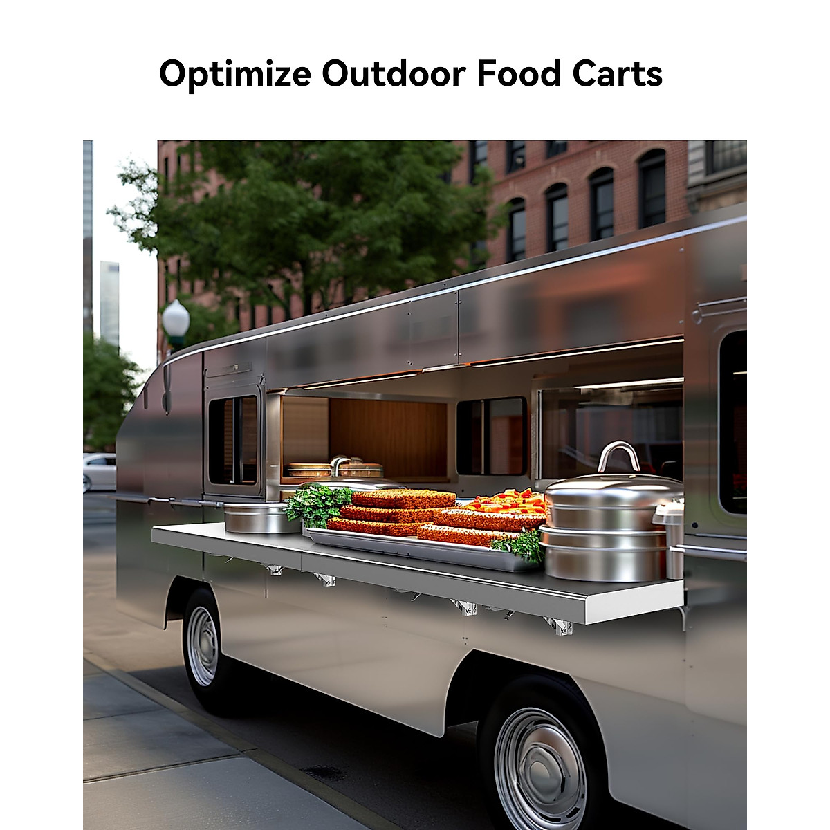 ZeroPone Stainless Steel Folding Wall Shelf 72L x 12W Inch,Stainless Steel Folding Drop-Down Food Shelf Stand,for Kitchen, Restaurant, Garage, Laundry Room, Food Truck, Window Service