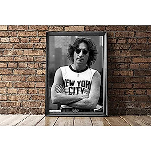 Wall Decor John lennon Poster (13 x 19 Inches) | Ready To Frame For Office, Living Room, Dorm, Kids Room, Bedroom, Studio