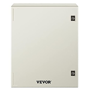 VEVOR Electrical Enclosure Box,23.6''×19.7''×9.1'',Fiberglass Junction Box,IP66 Waterproof & Dustproof,Outdoor Electrical Box,with Mounting Plat